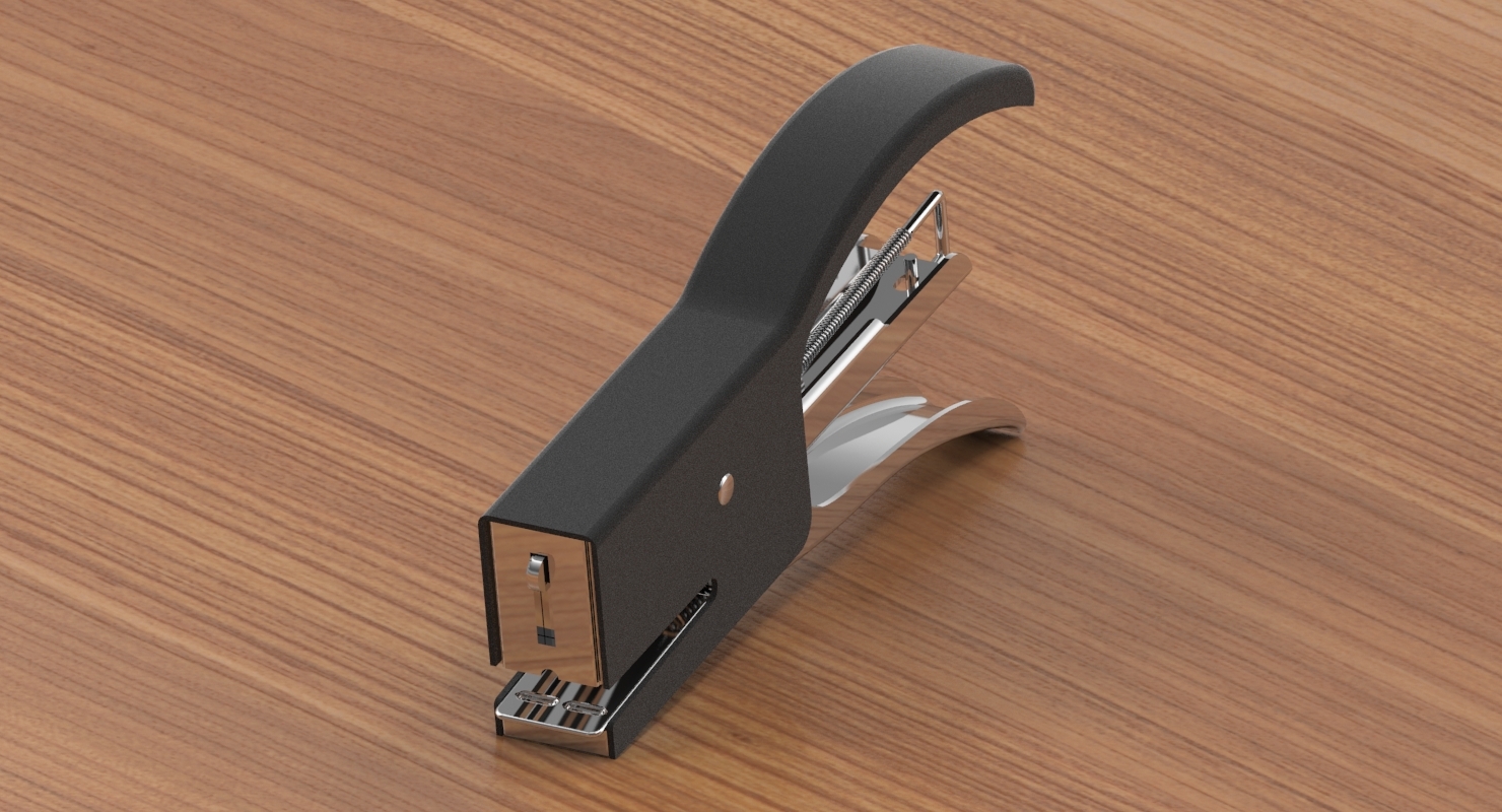 3d stapler model
