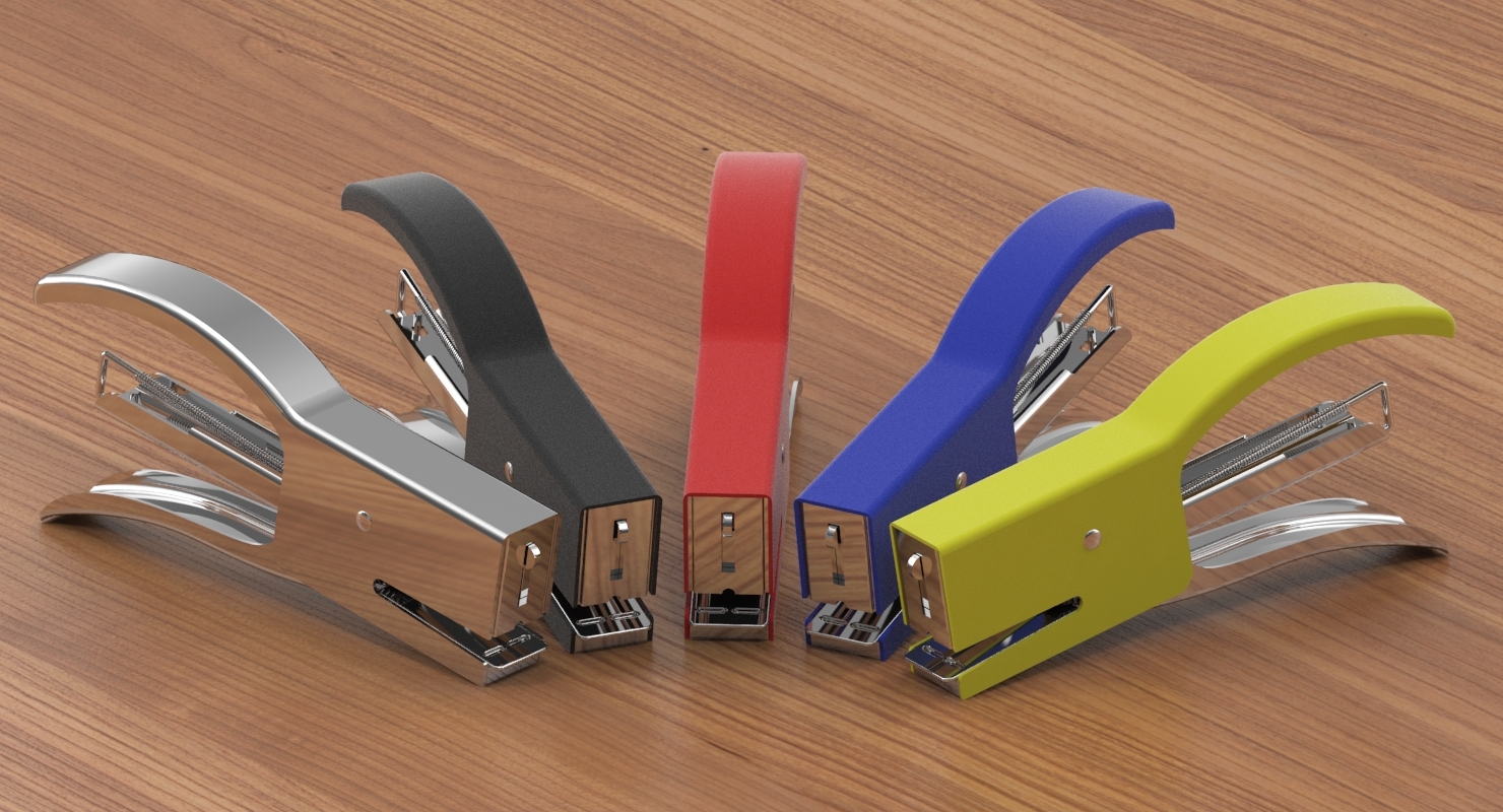 3d stapler model