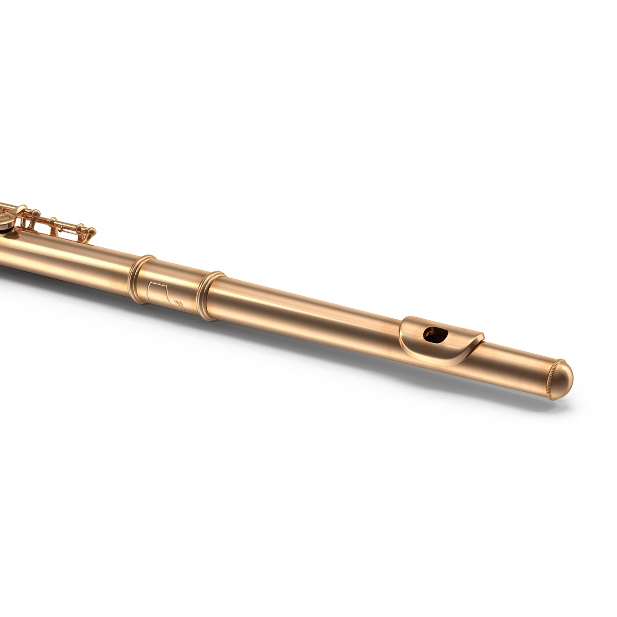 3d flute golden