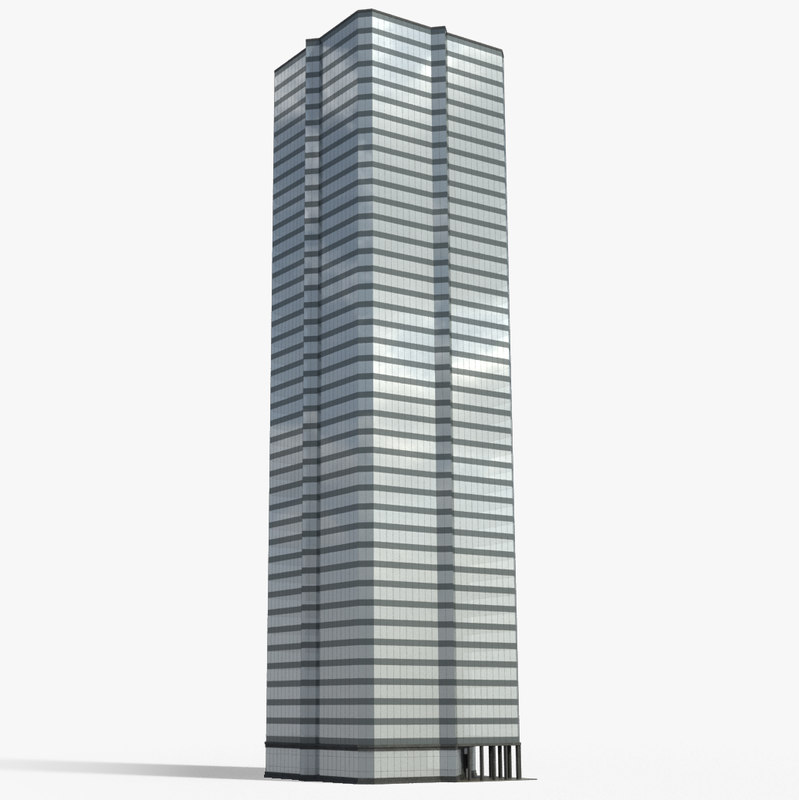3d model tall building