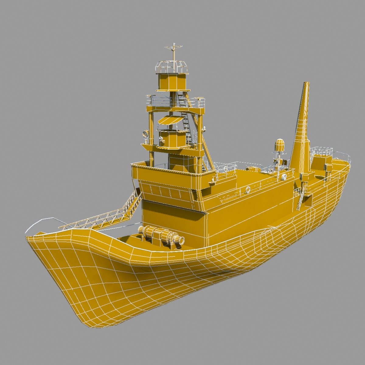 3d model japanese yushin maru