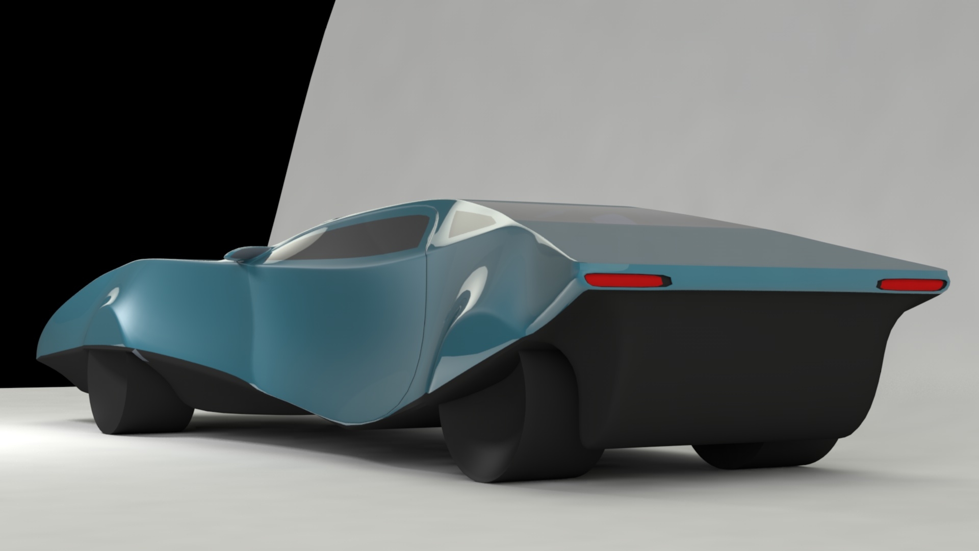 sleek car 3d model