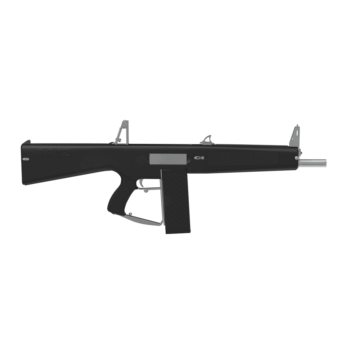 3d model auto assault shotgun aa