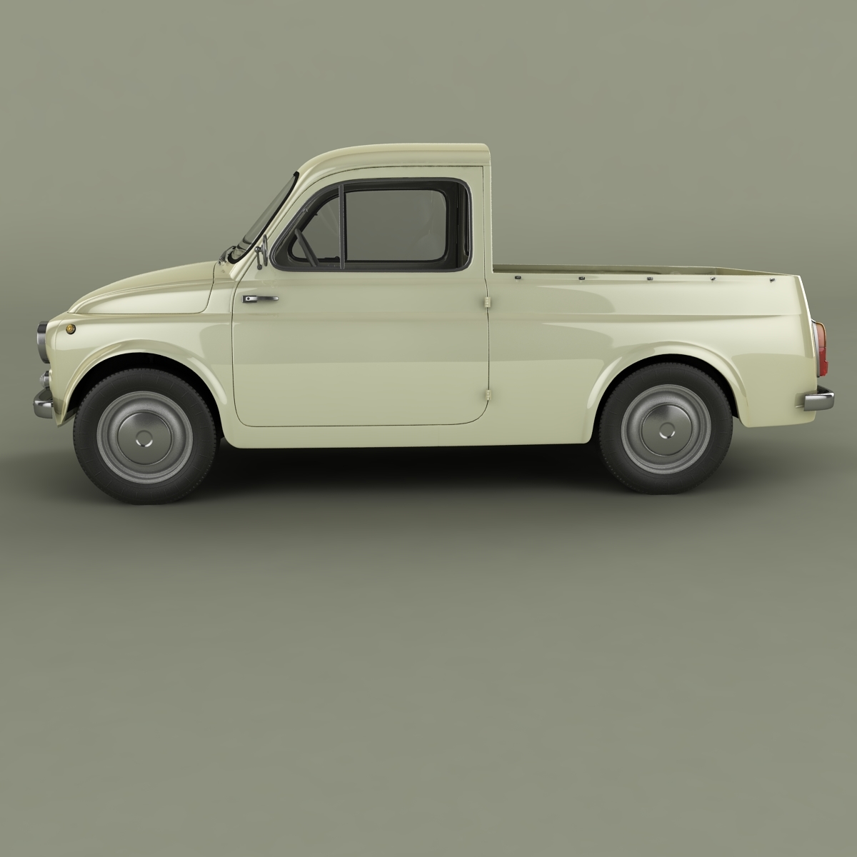 3d 1961 fiat 500 pickup