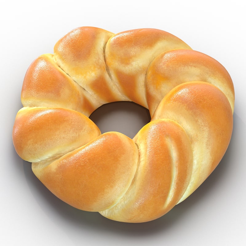bun realistic 3d model