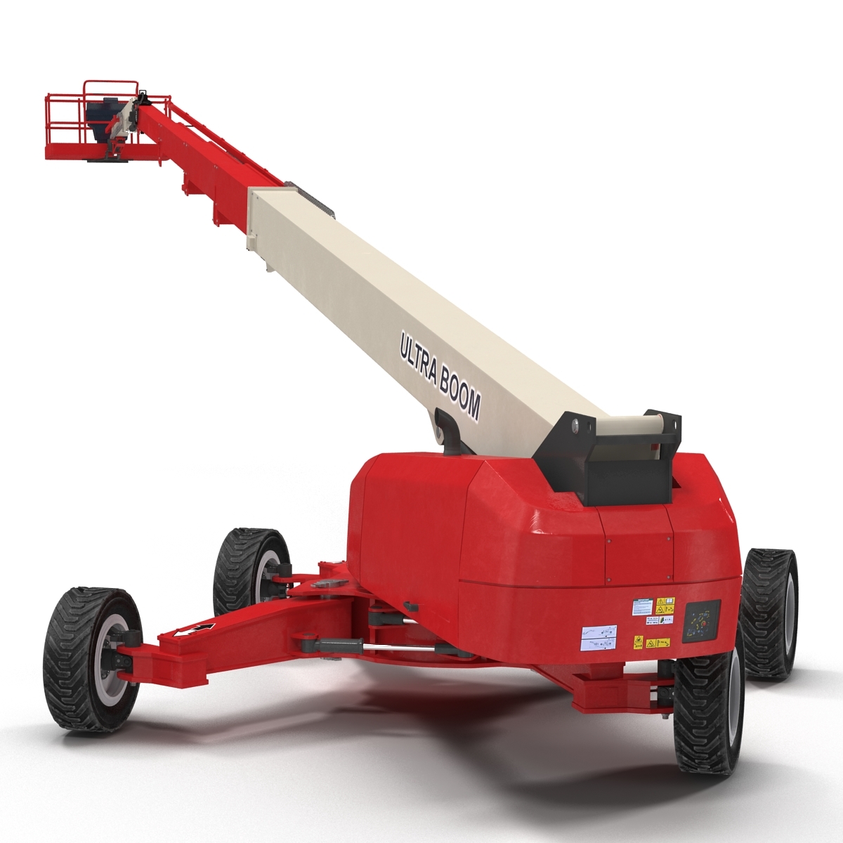 3d model of telescopic boom generic 4