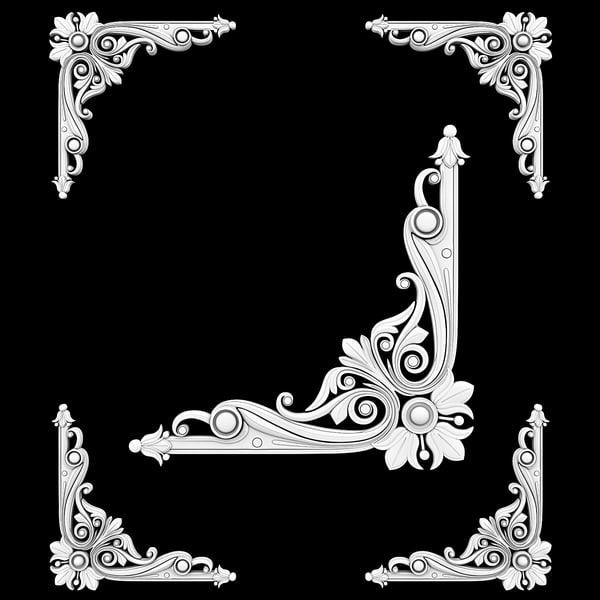 3d model corner element