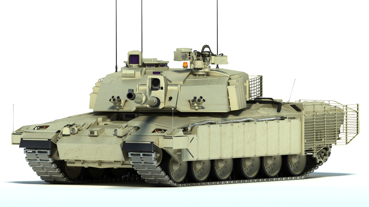 3d challenger 2 mbt tank