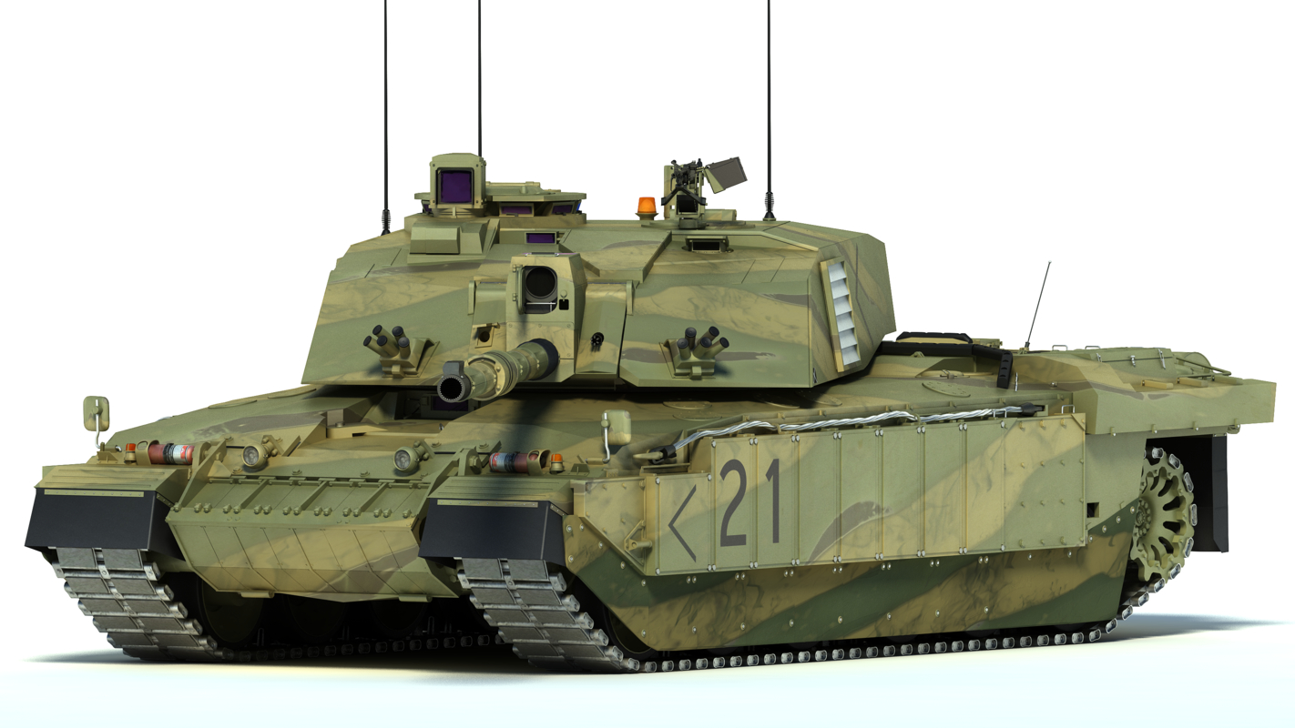 3d challenger 2 mbt tank