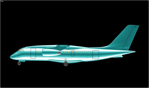 fairchild dornier 328 jet 3d 3ds