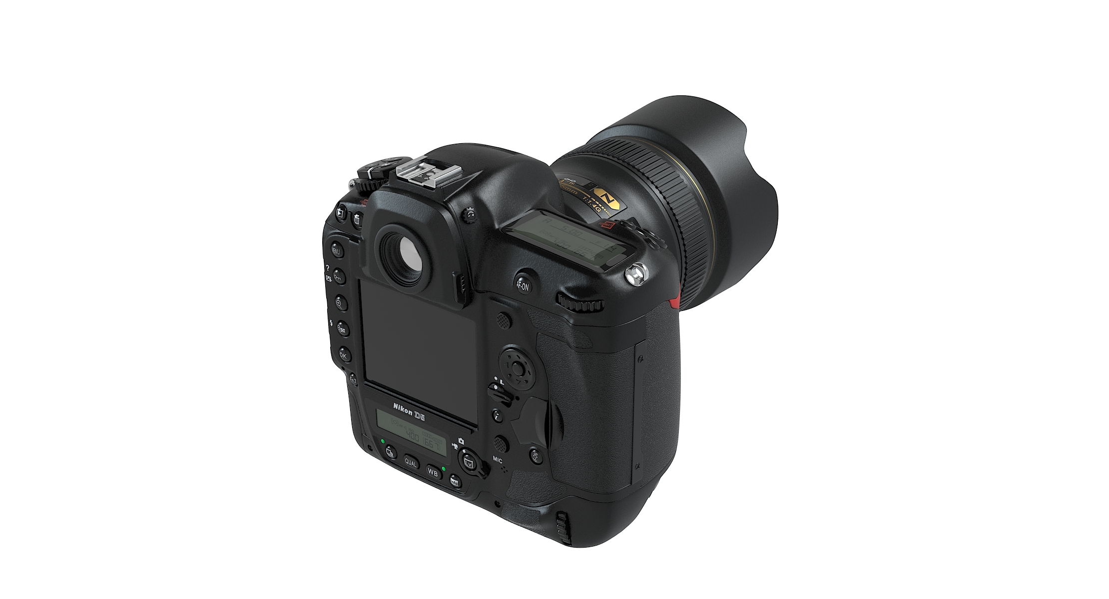 nikon d5 digital slr 3d model