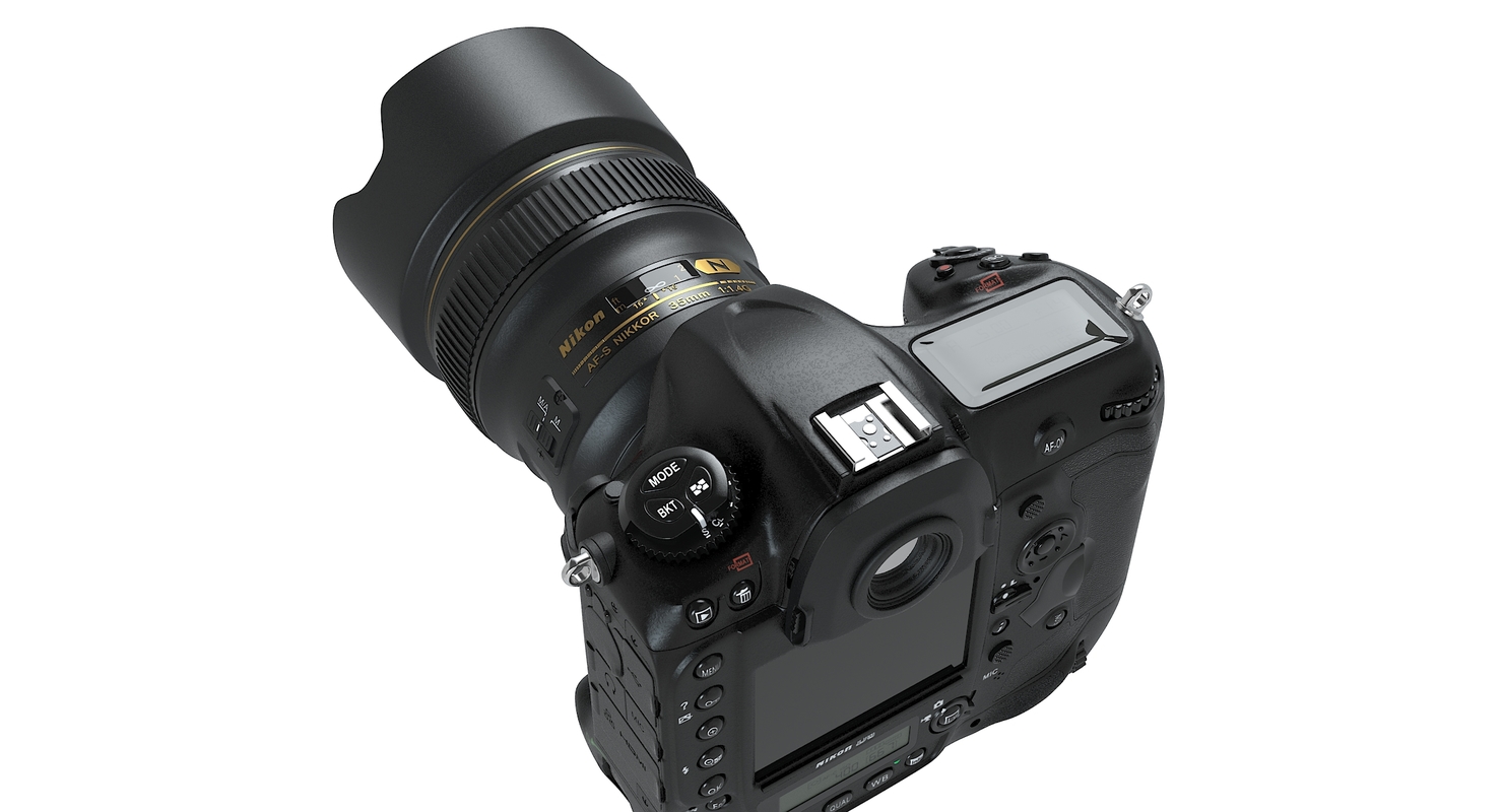 nikon d5 digital slr 3d model