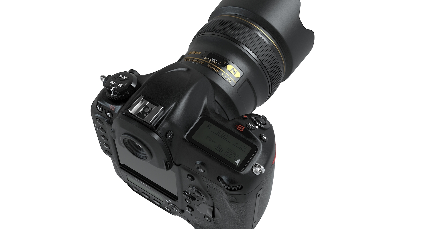 nikon d5 digital slr 3d model