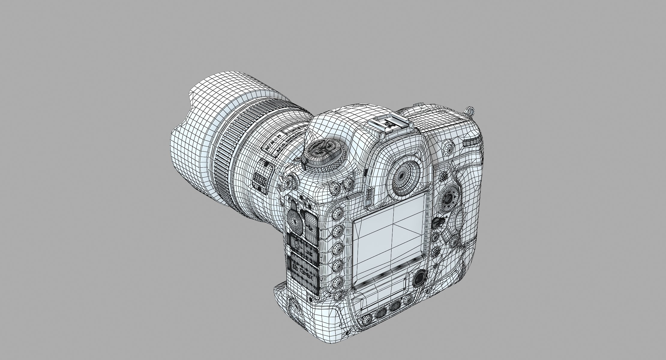 nikon d5 digital slr 3d model