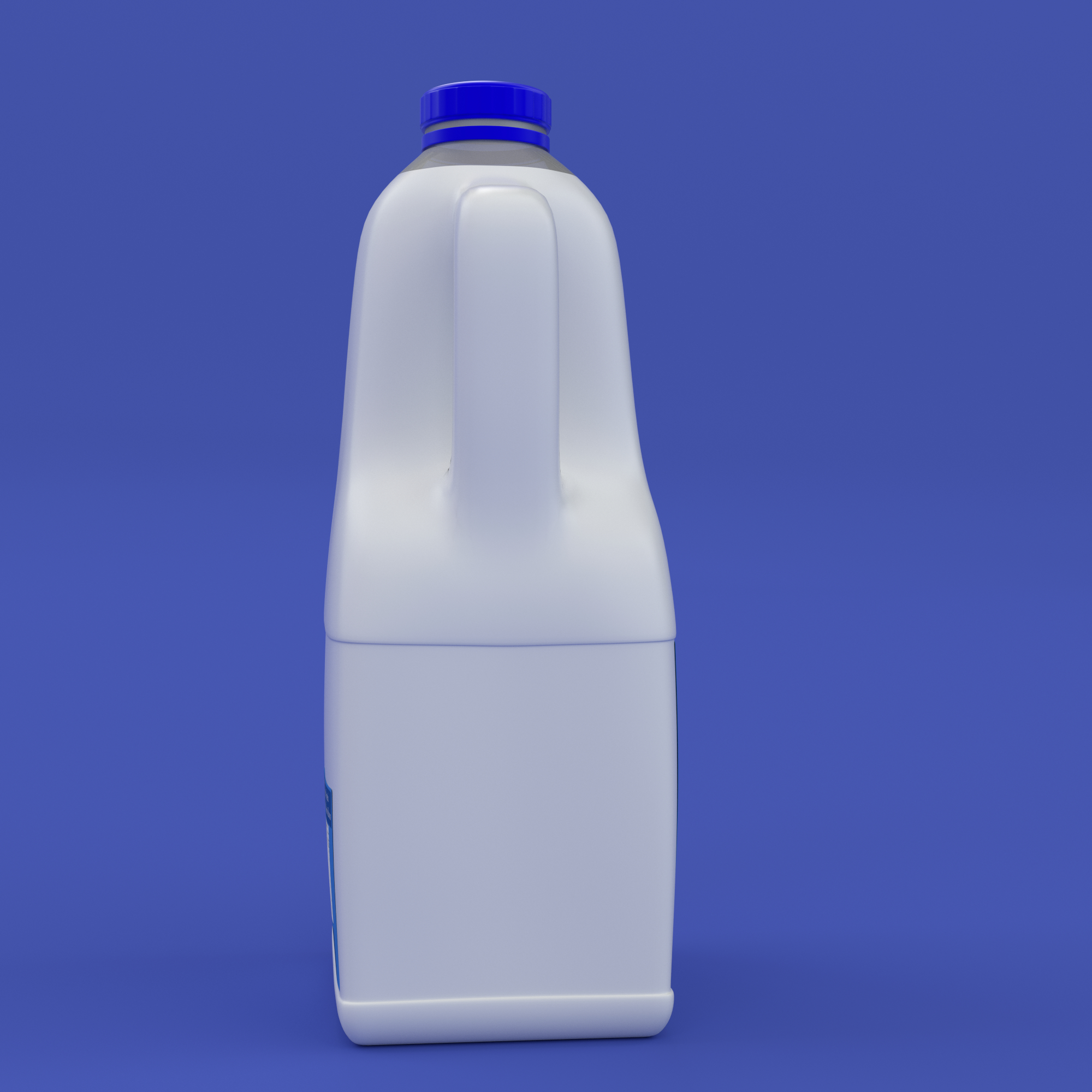 3d plastic 3 litre milk bottle