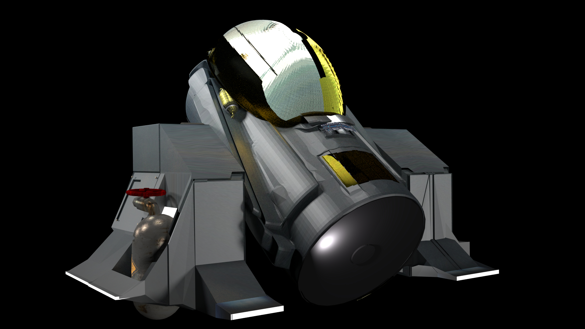 cryo tank 3d model