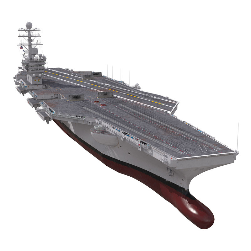 uss theodore roosevelt cvn-71 3d model