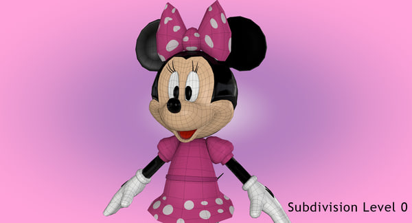 3d model minnie mouse