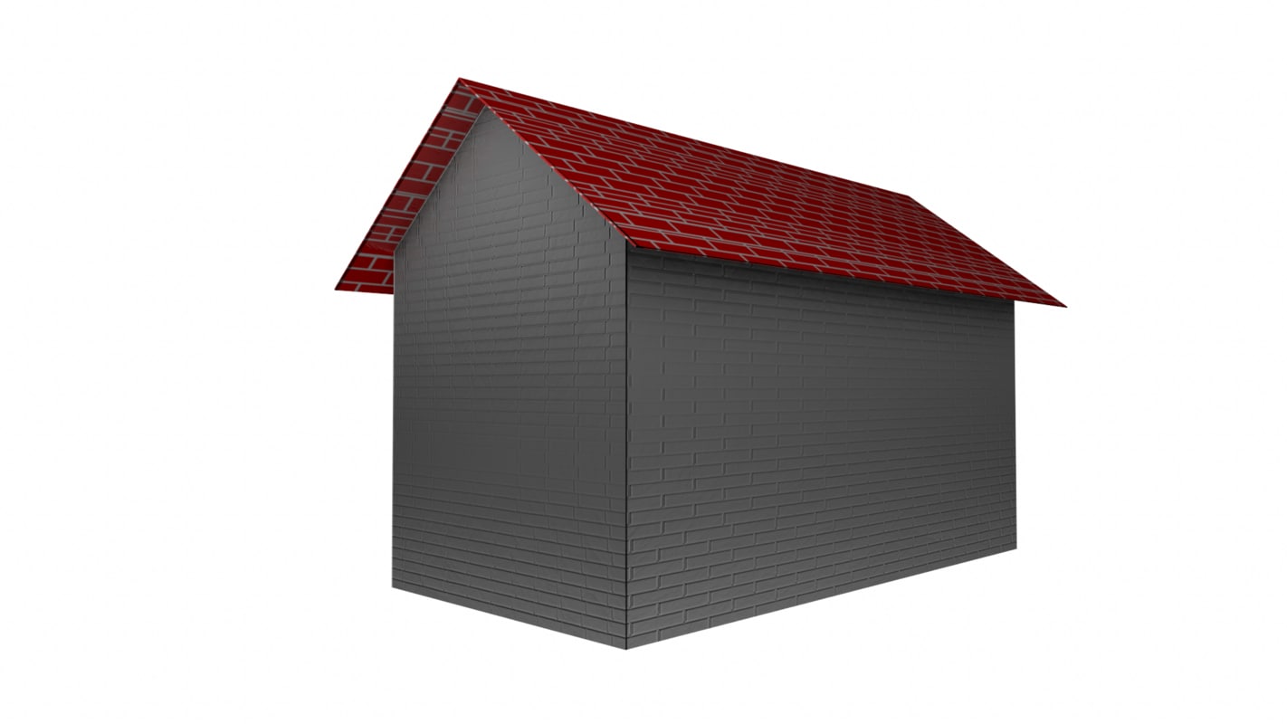 simple house dxf free