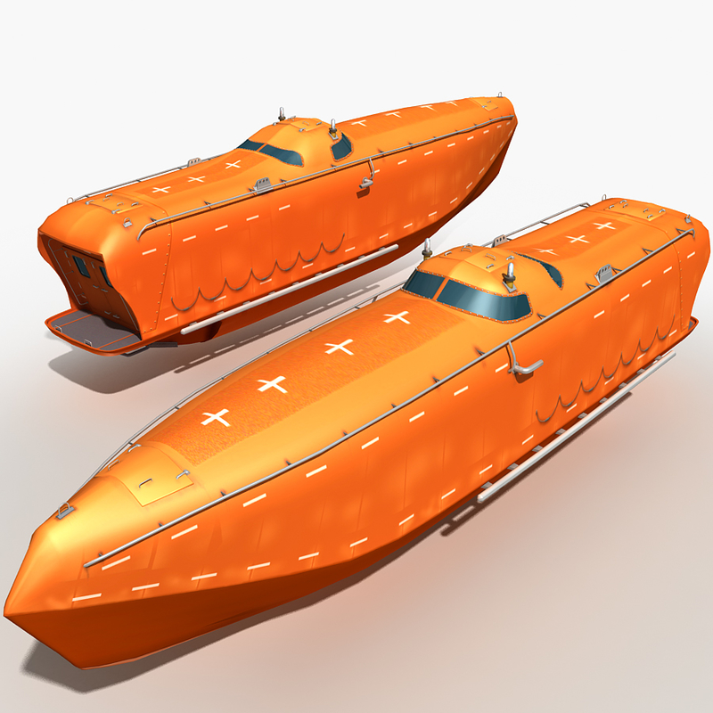 3d lifeboat 2 model