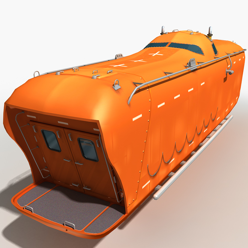 3d lifeboat 2 model