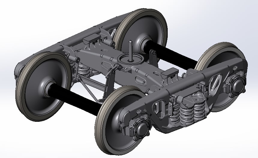 3d bogies freight cars 18-100
