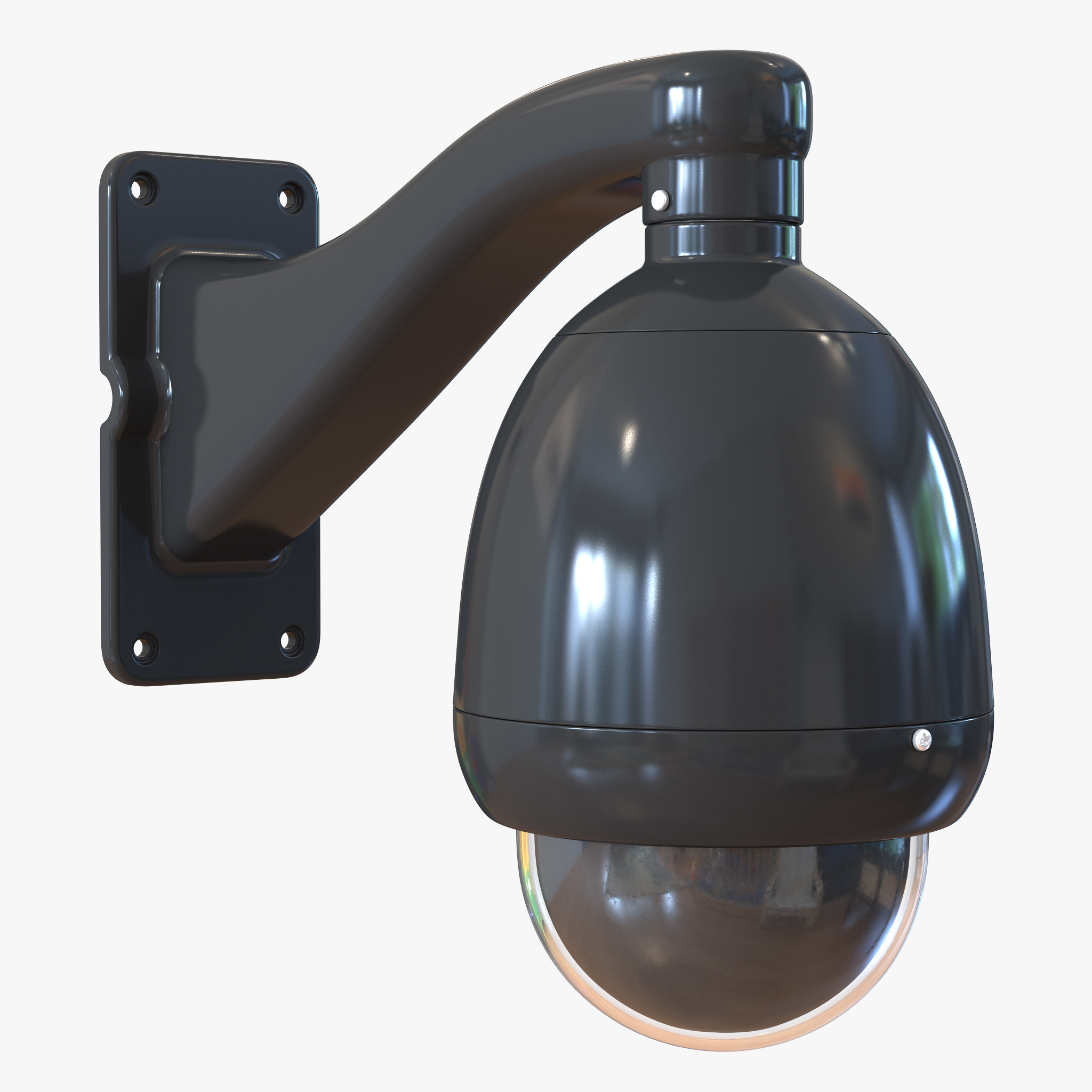 cctv camera 2 black c4d