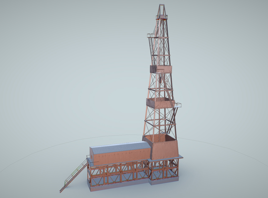 oil derrick 3d x