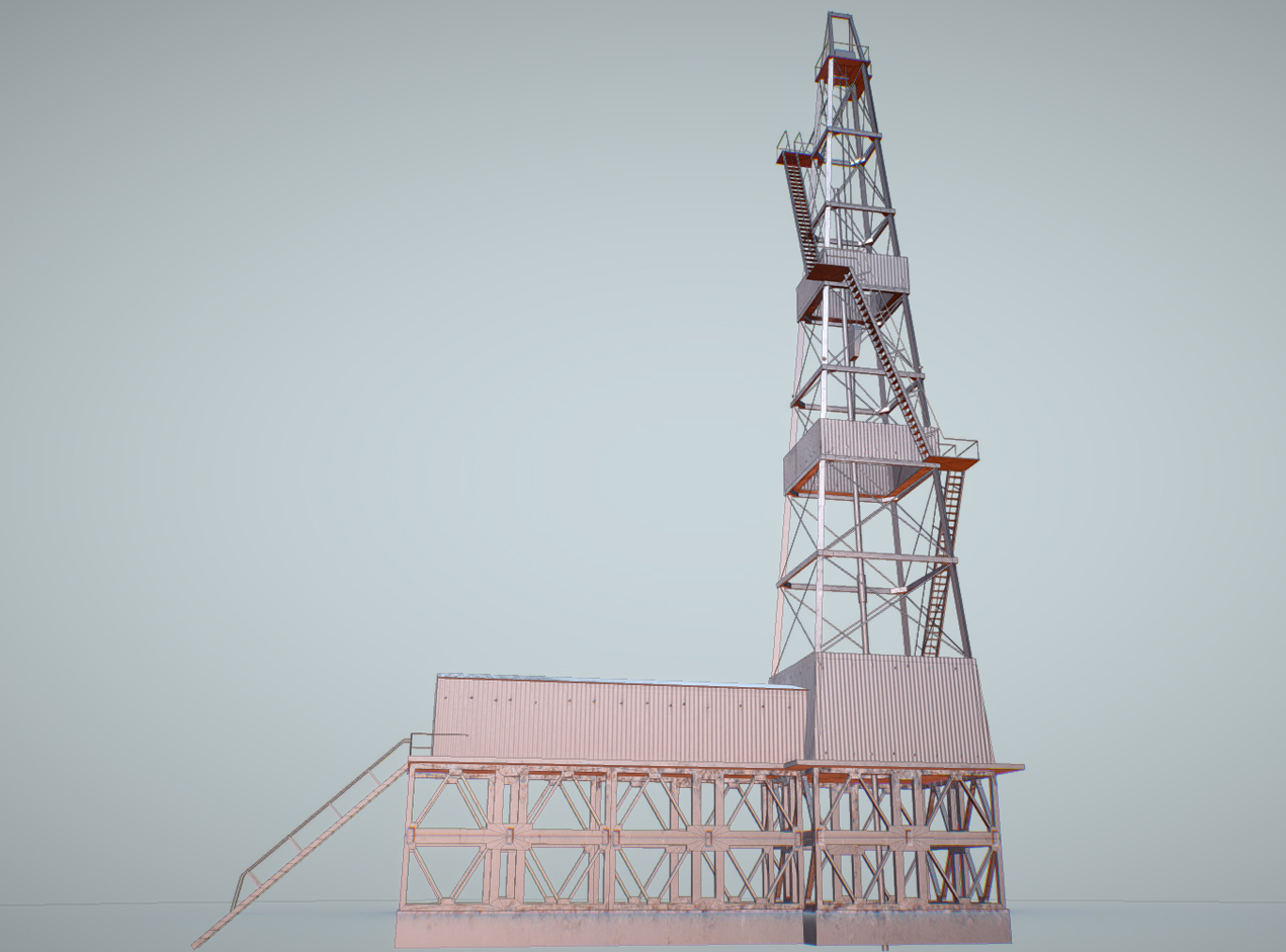 oil derrick 3d x