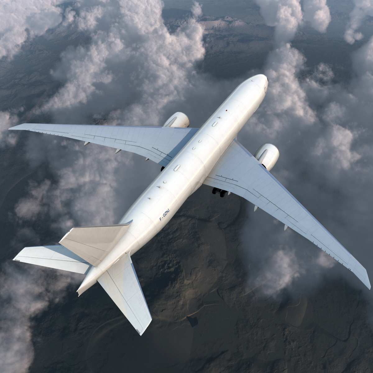 보잉 777 화물기 일반 3D 모델 - TurboSquid 1060996