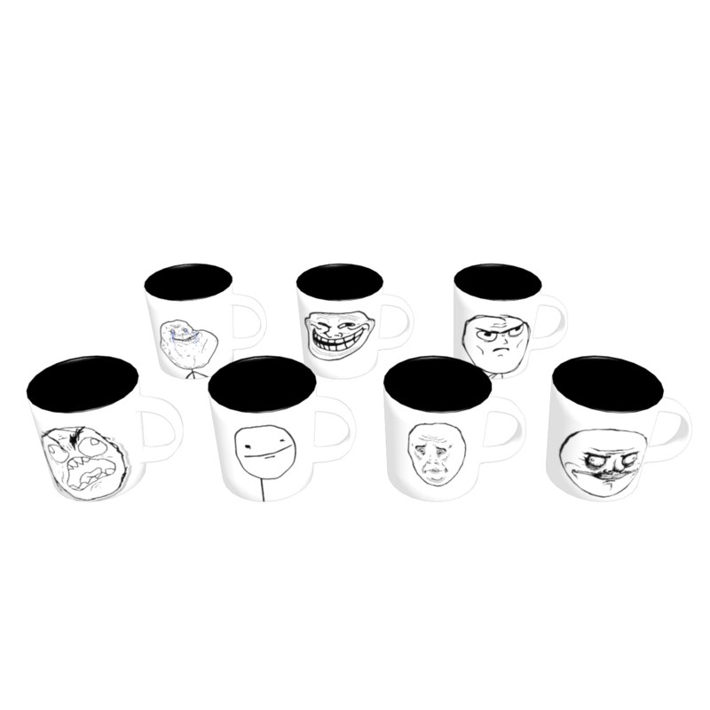 mugs meme faces obj