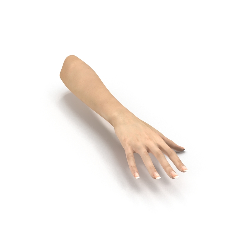 female hand 3 rigged max