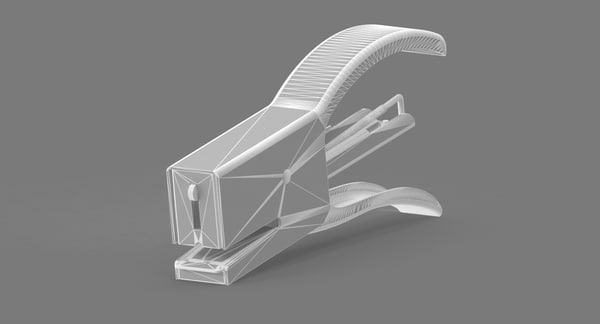 3d stapler model