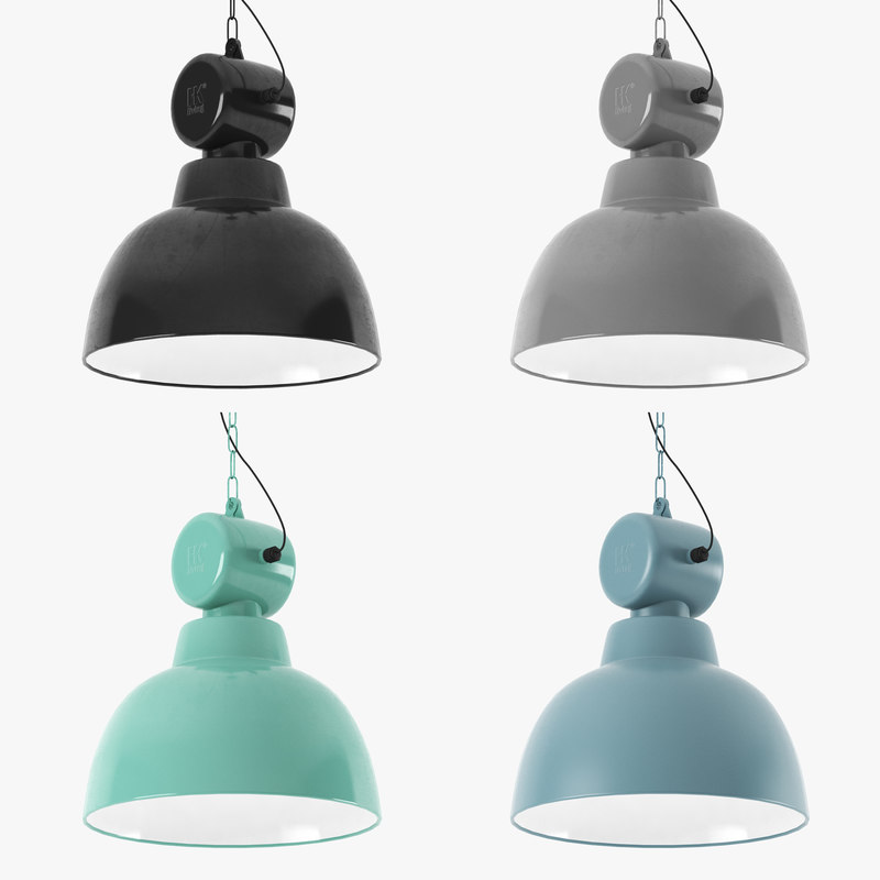 3d model hk living factory lamp
