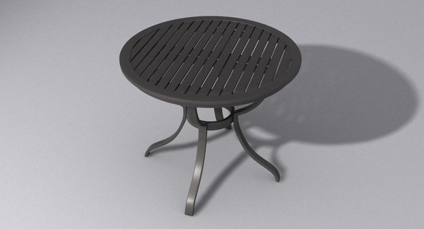 3d model patio table