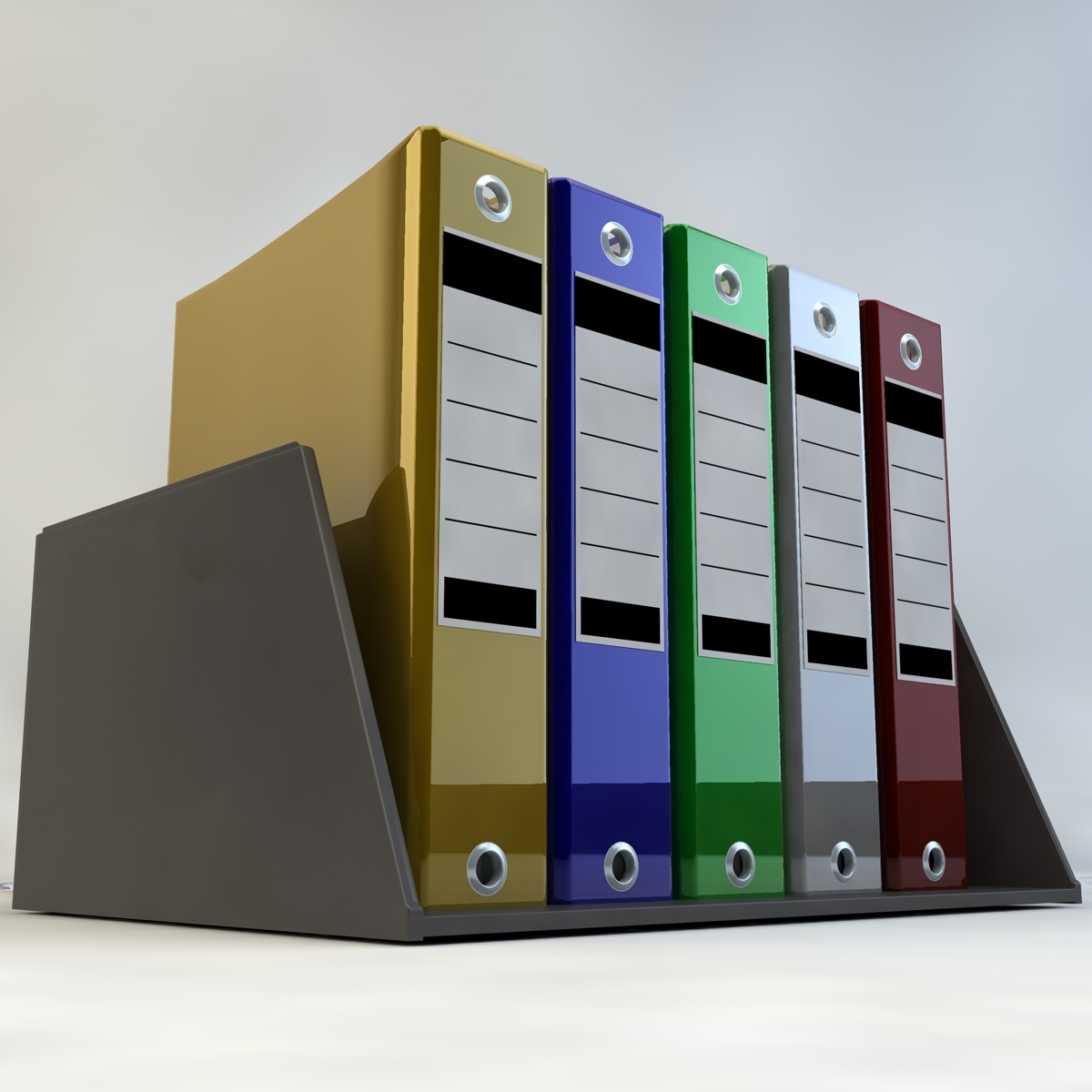 3d office folder model