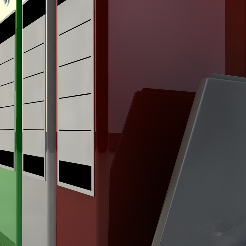 3d office folder model