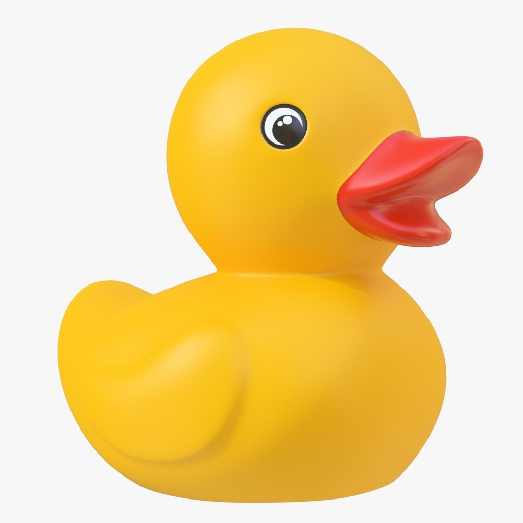 3d model rubber duck