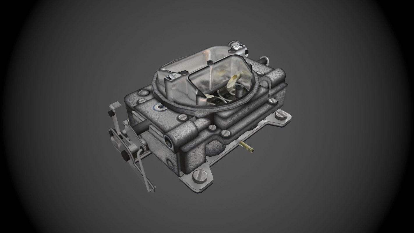 carburetor 3d obj