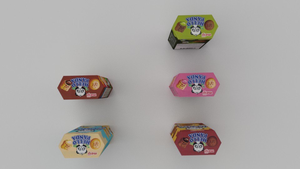 3d meiji hello panda snack
