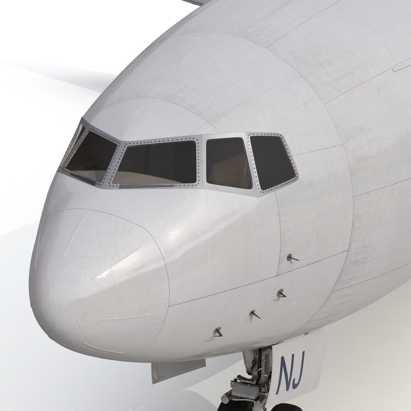 boeing 777-300er emirates airlines 3d model