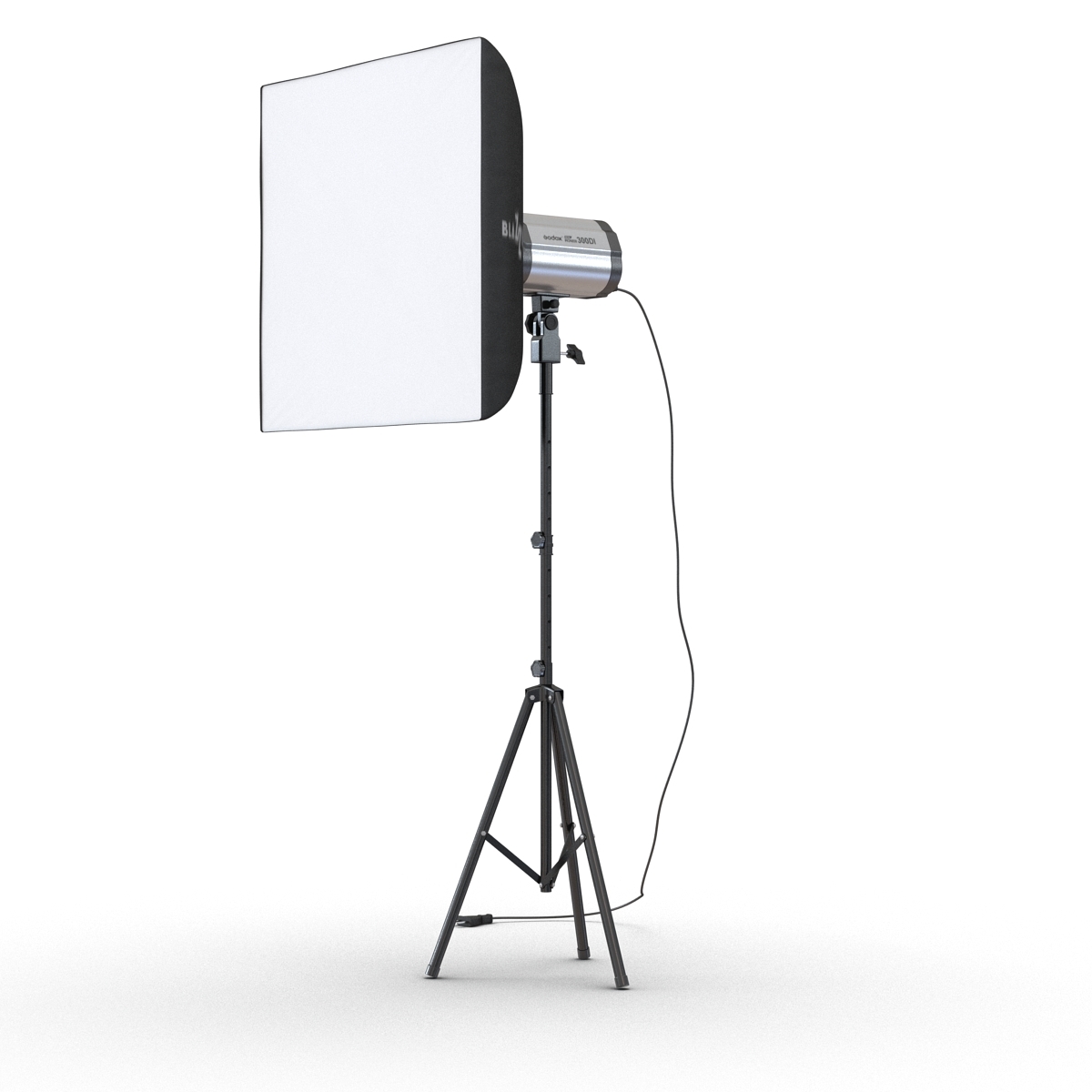 photo studio lamps light 3d model