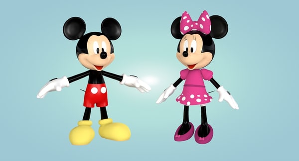 Minnie Mouse 3D Models for Download | TurboSquid