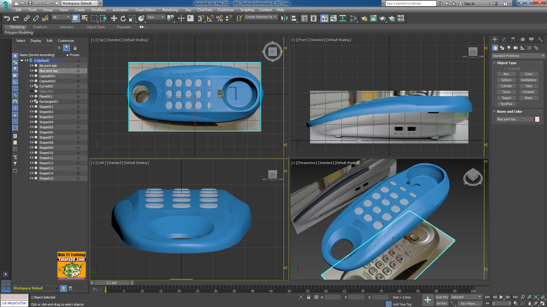 Training Corso 3ds max