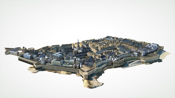 Saint Malo Old Town Modelo 3D - TurboSquid 1062139