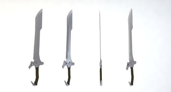 3d model sword