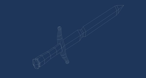 3d model sword