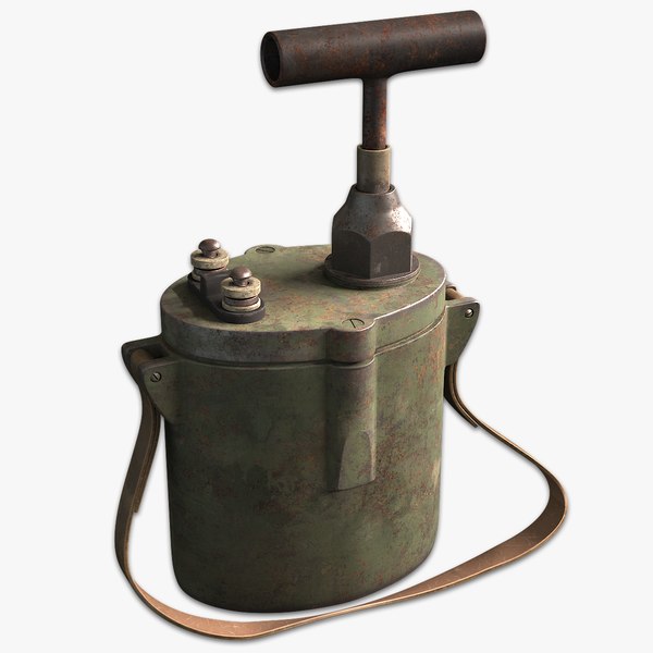 3d pm-2 detonator wwii soldier