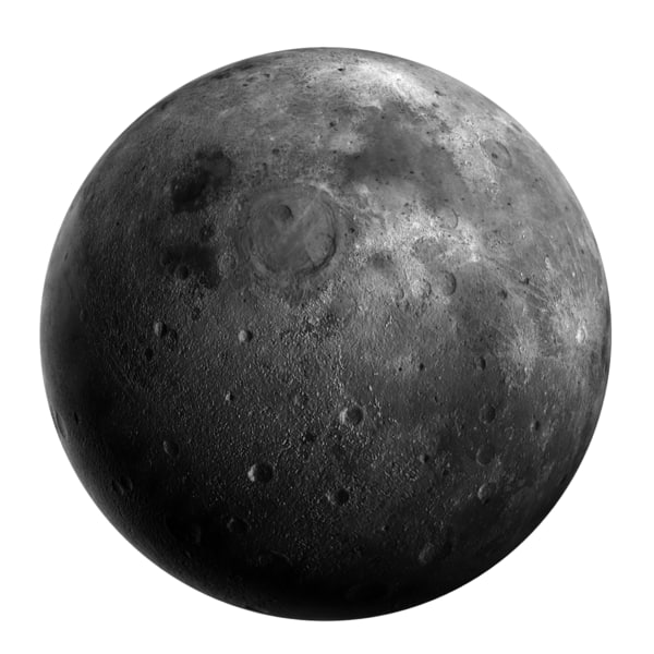 moon nasa stars 3d model