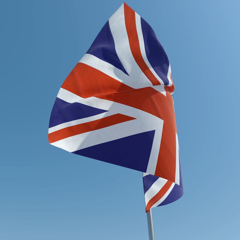 3d waving flag animations